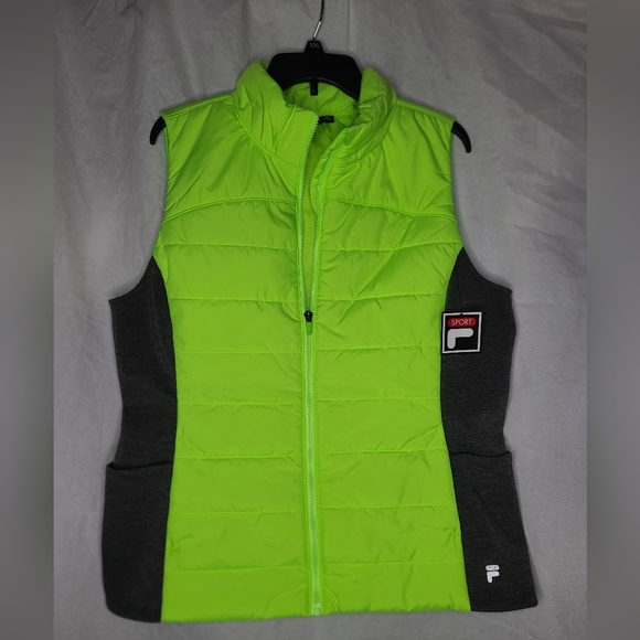 Fila | Jackets & Coats | New With Tags Neon Puffer | Poshmark